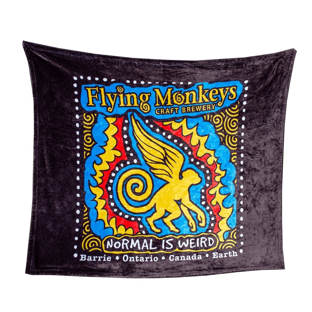 Flying Monkeys Plush Blanket – Flying Monkeys Craft Brewery